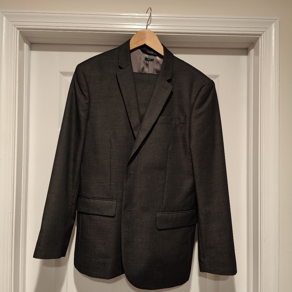Perry Ellis | Suits & Blazers | Perry Ellis Black Slim Fit Suit | Poshmark